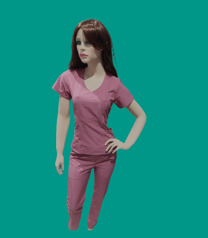 CONJUNTO ANTIFLUIDO NOVA MODELO BOTÓN PALO ROSA - Confecciones Yordin